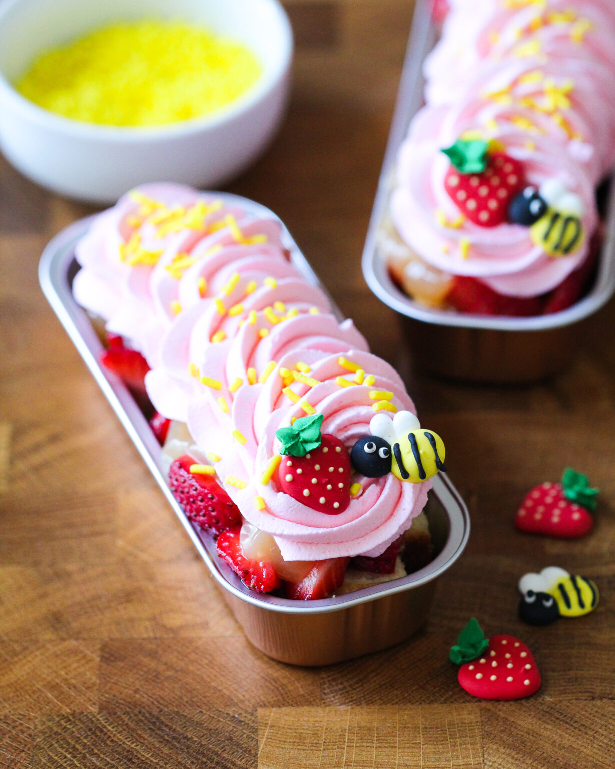 Strawberry Lemonade Trifle Trays - Life & Sprinkles by Taryn Camp