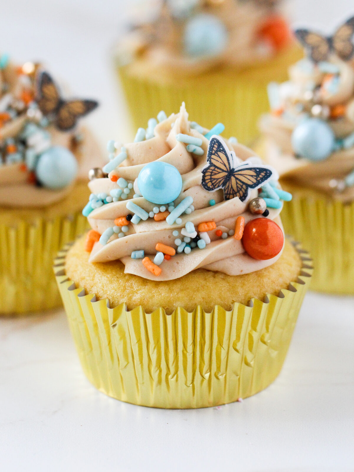 Cookie Butter-fly Cupcakes - Life & Sprinkles by Taryn Camp