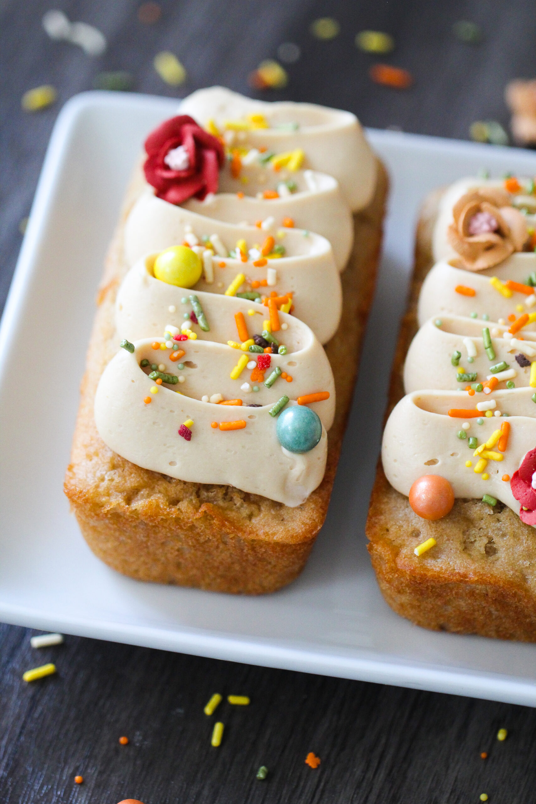 Cookie Butter Loaf Cakes - Life & Sprinkles by Taryn Camp
