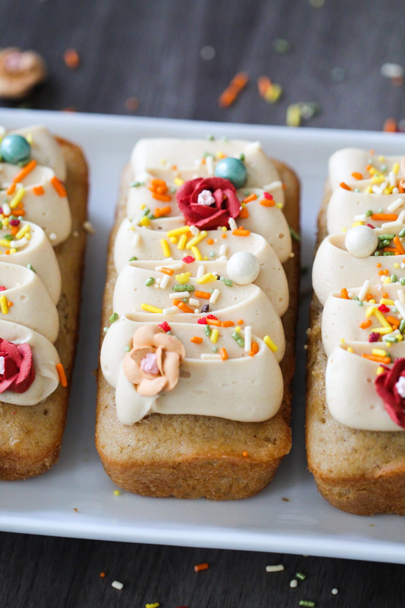 Cookie Butter Loaf Cakes - Life & Sprinkles by Taryn Camp