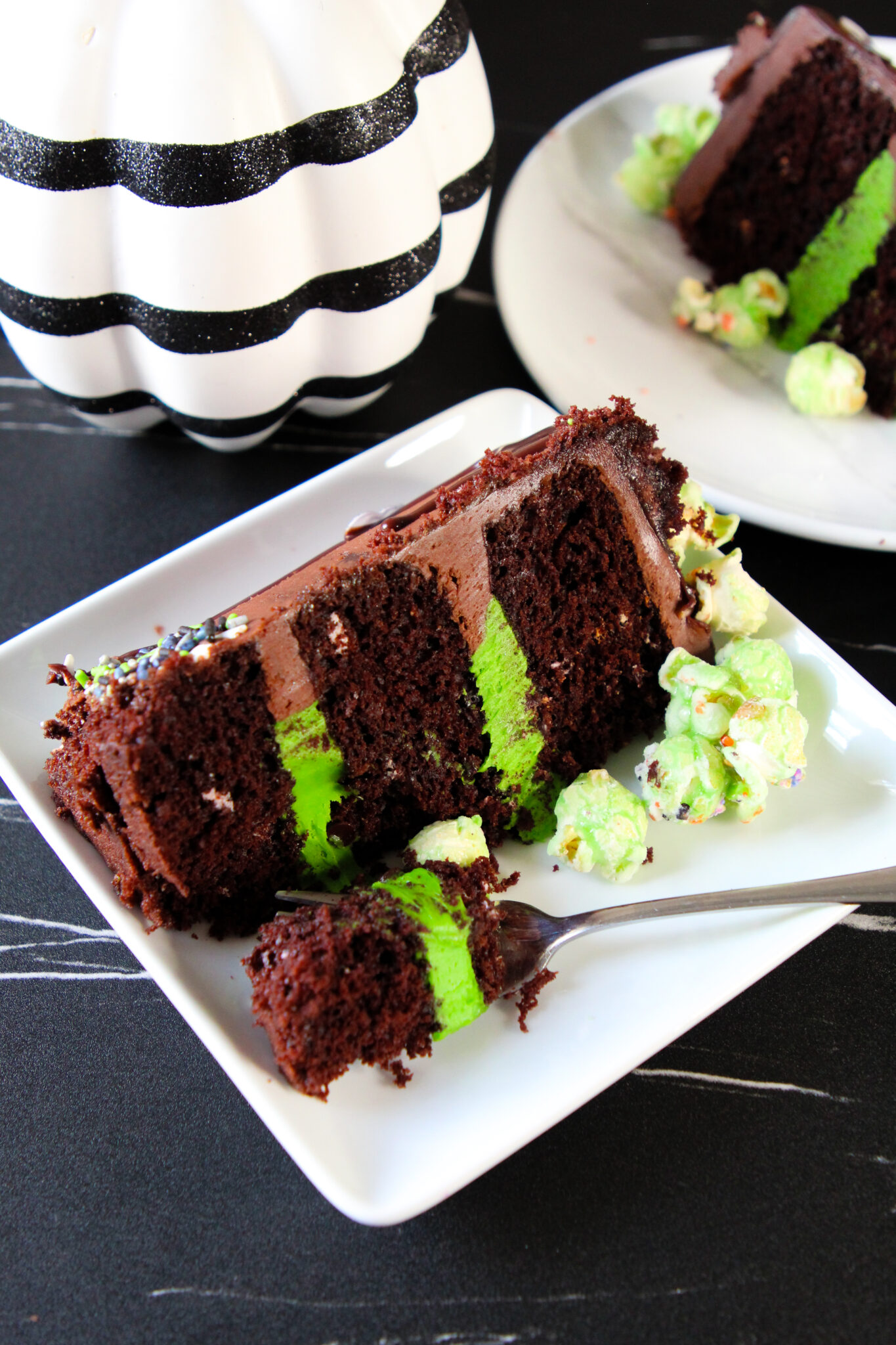 Chocolate Funfetti Layer Cake - Life & Sprinkles by Taryn Camp