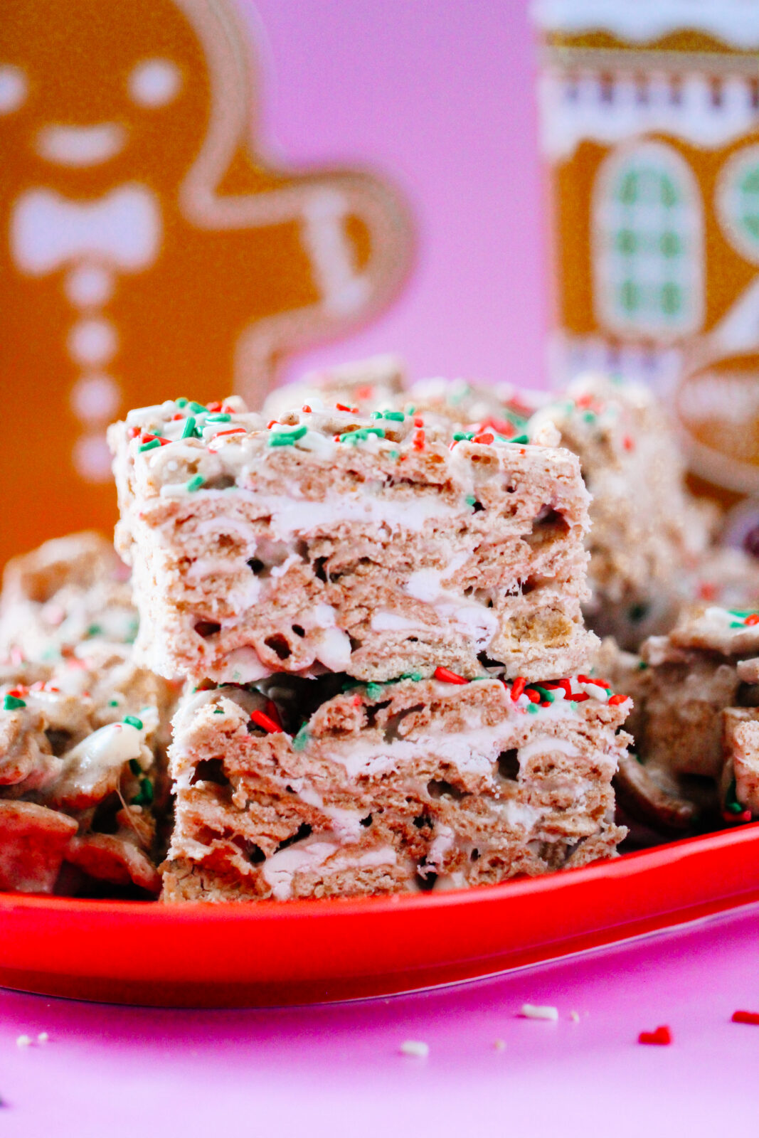Gingerbread Toast Crunch Bars - Life & Sprinkles by Taryn Camp