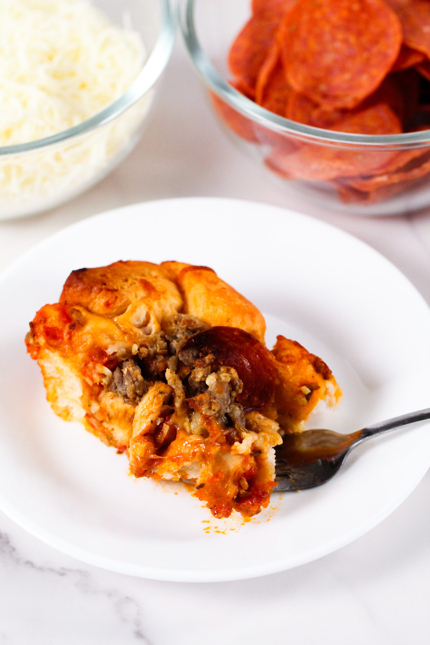 Garlic Butter Pizza Bake - Life & Sprinkles by Taryn Camp