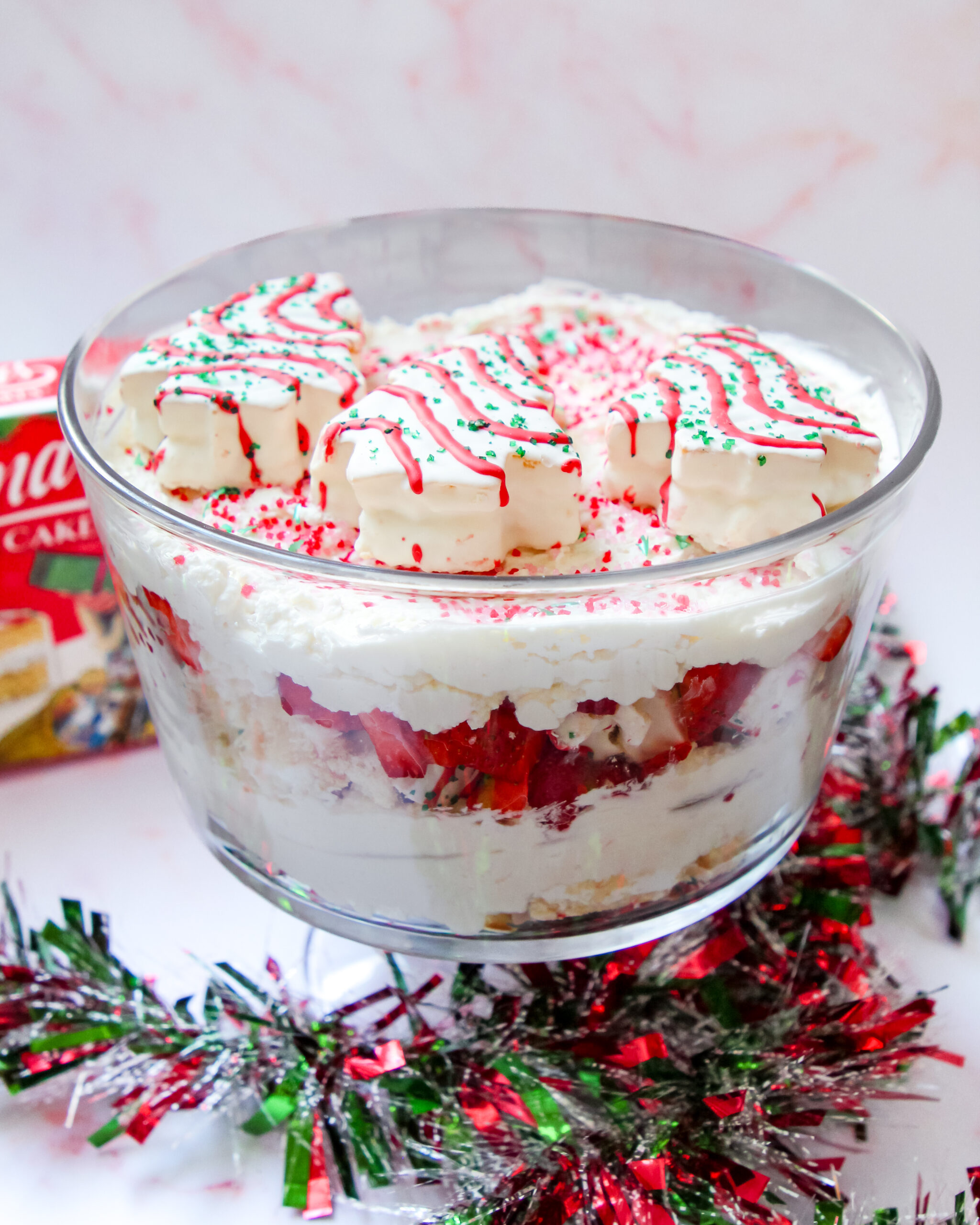 Christmas Tree Cake Trifle Recipe - Life & Sprinkles by Taryn Camp
