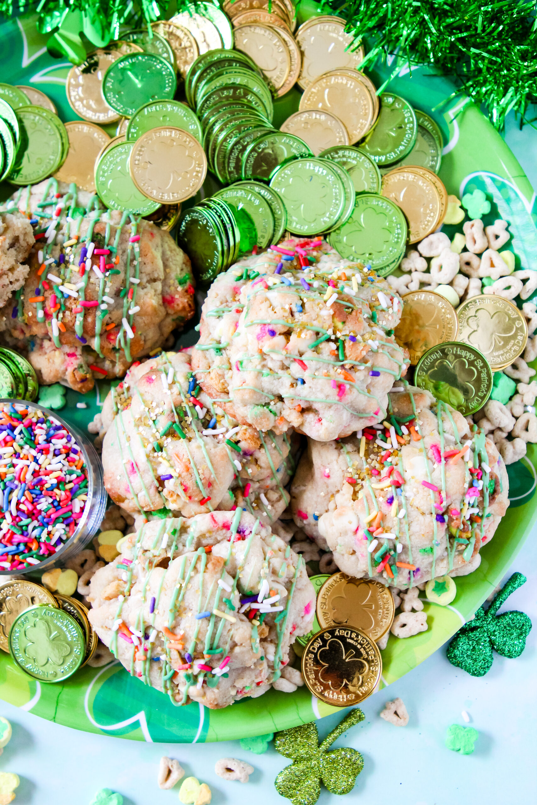 Lucky Charms Jumbo Cookies - Life & Sprinkles by Taryn Camp