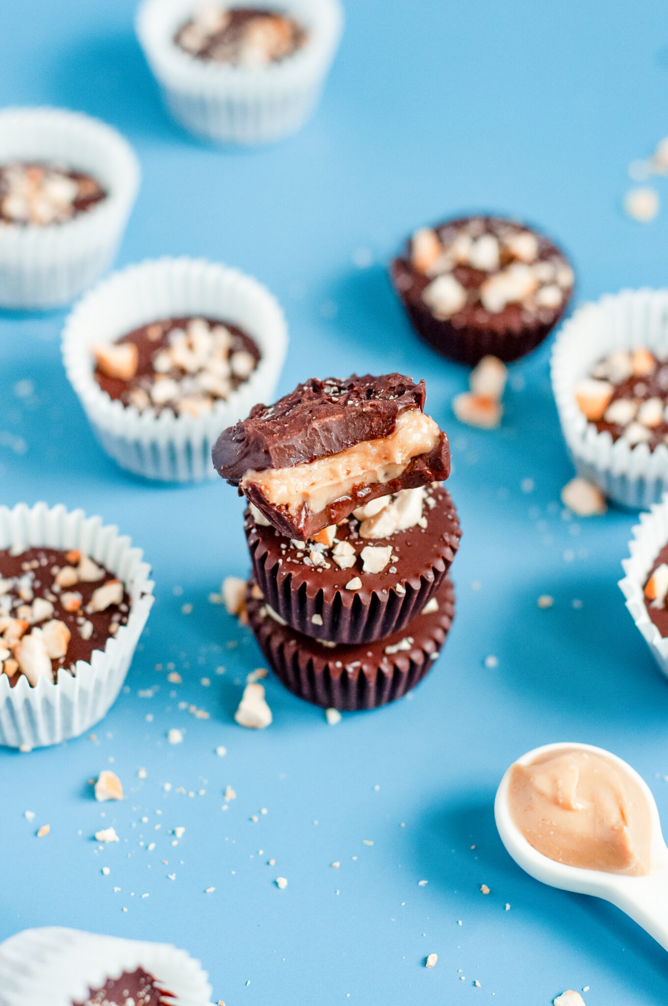 Better-for-you Chocolate Nut Cups - Life & Sprinkles by Taryn Camp