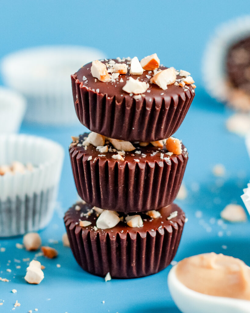 Better-for-you Chocolate Nut Cups - Life & Sprinkles by Taryn Camp