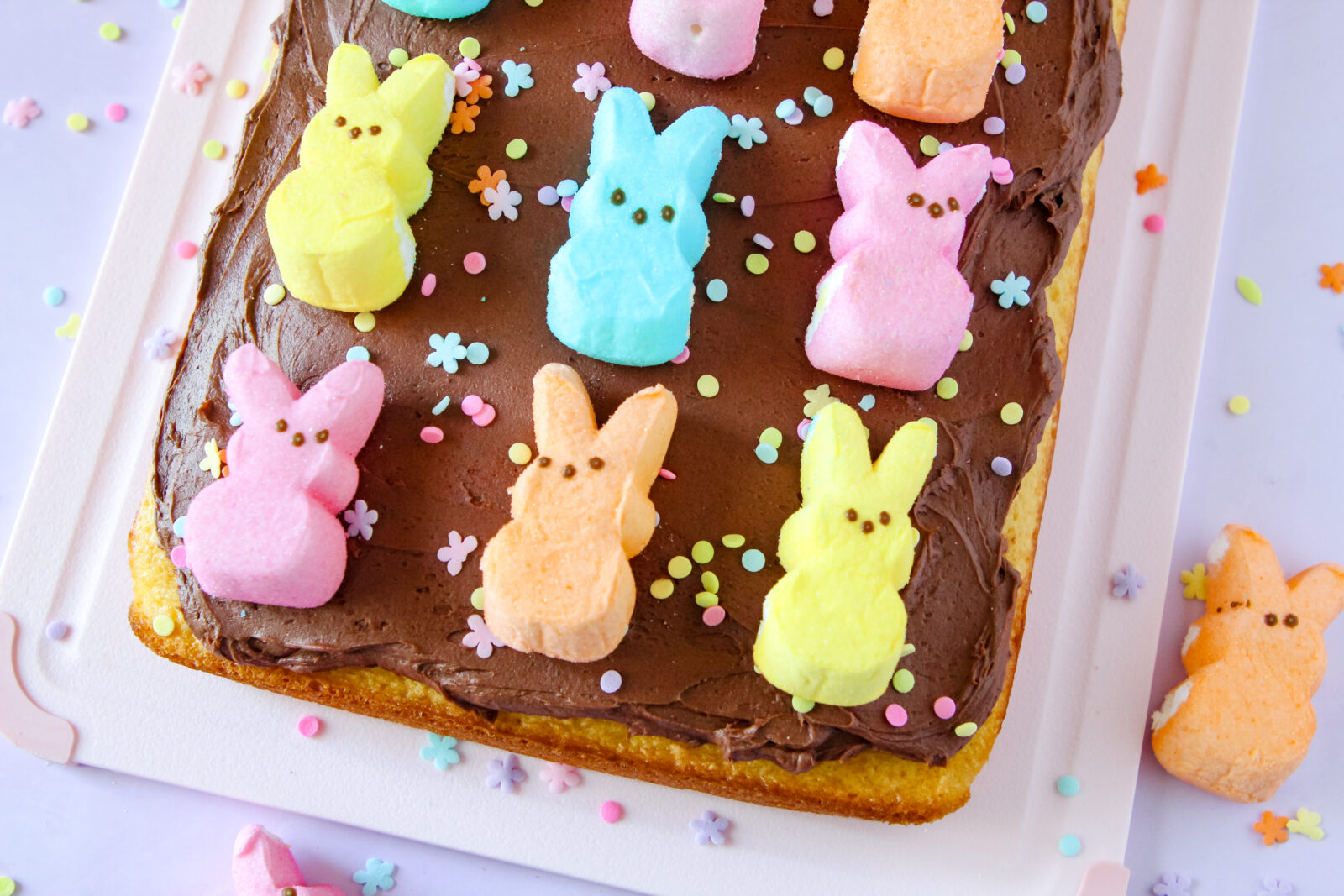 Peeps Party Cake - Life & Sprinkles by Taryn Camp