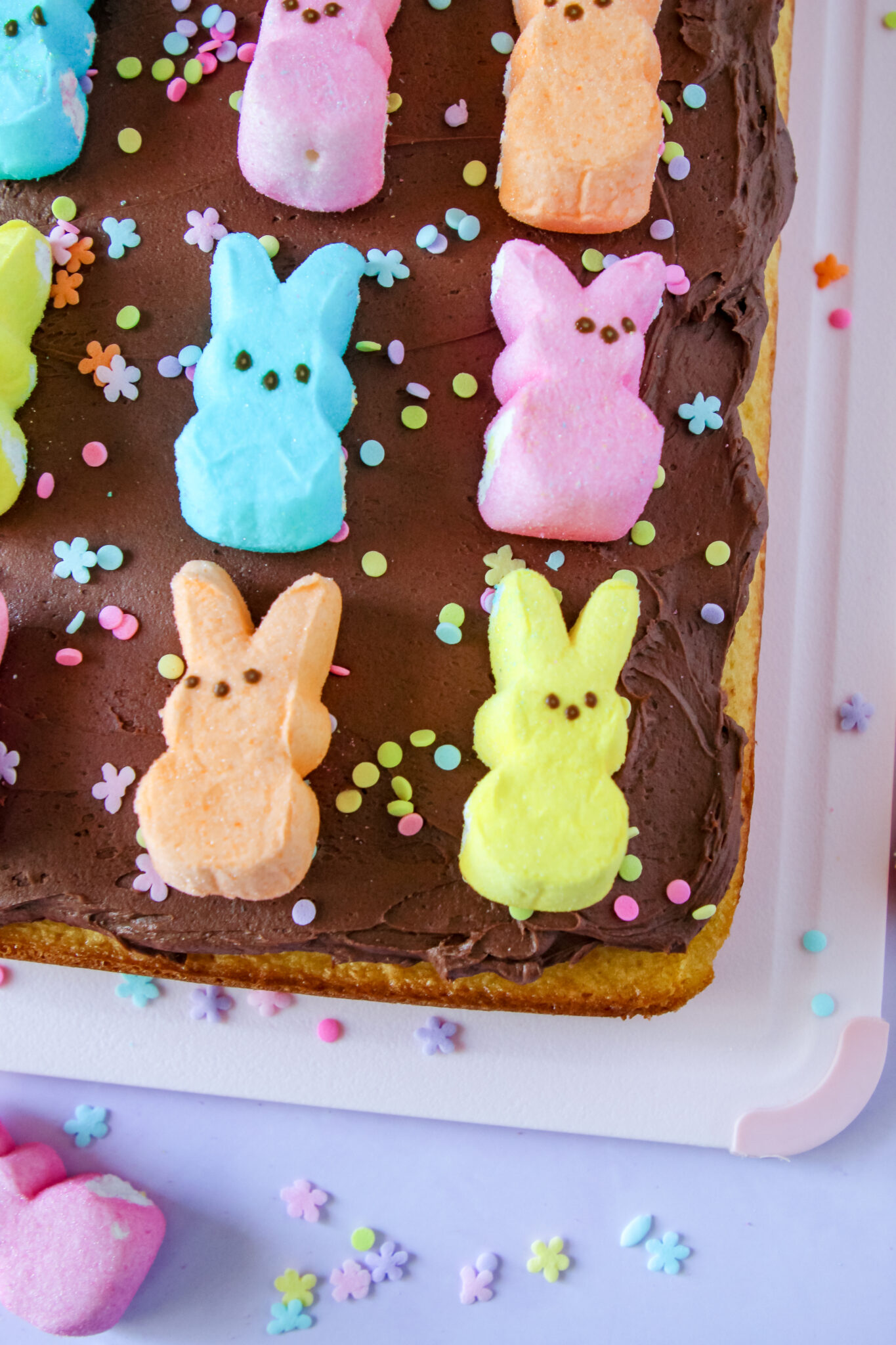 Peeps Party Cake - Life & Sprinkles by Taryn Camp