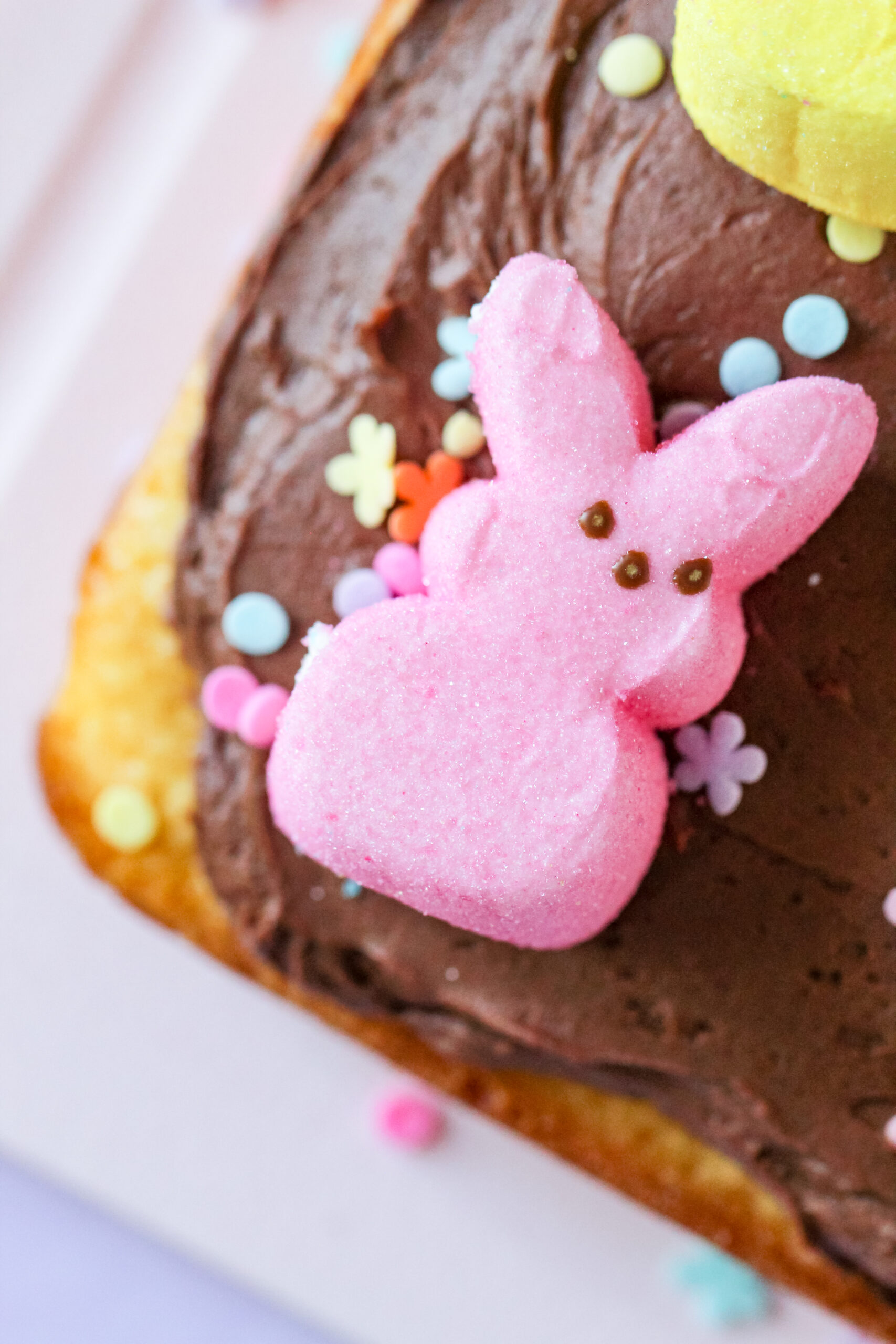 Peeps Party Cake - Life & Sprinkles by Taryn Camp