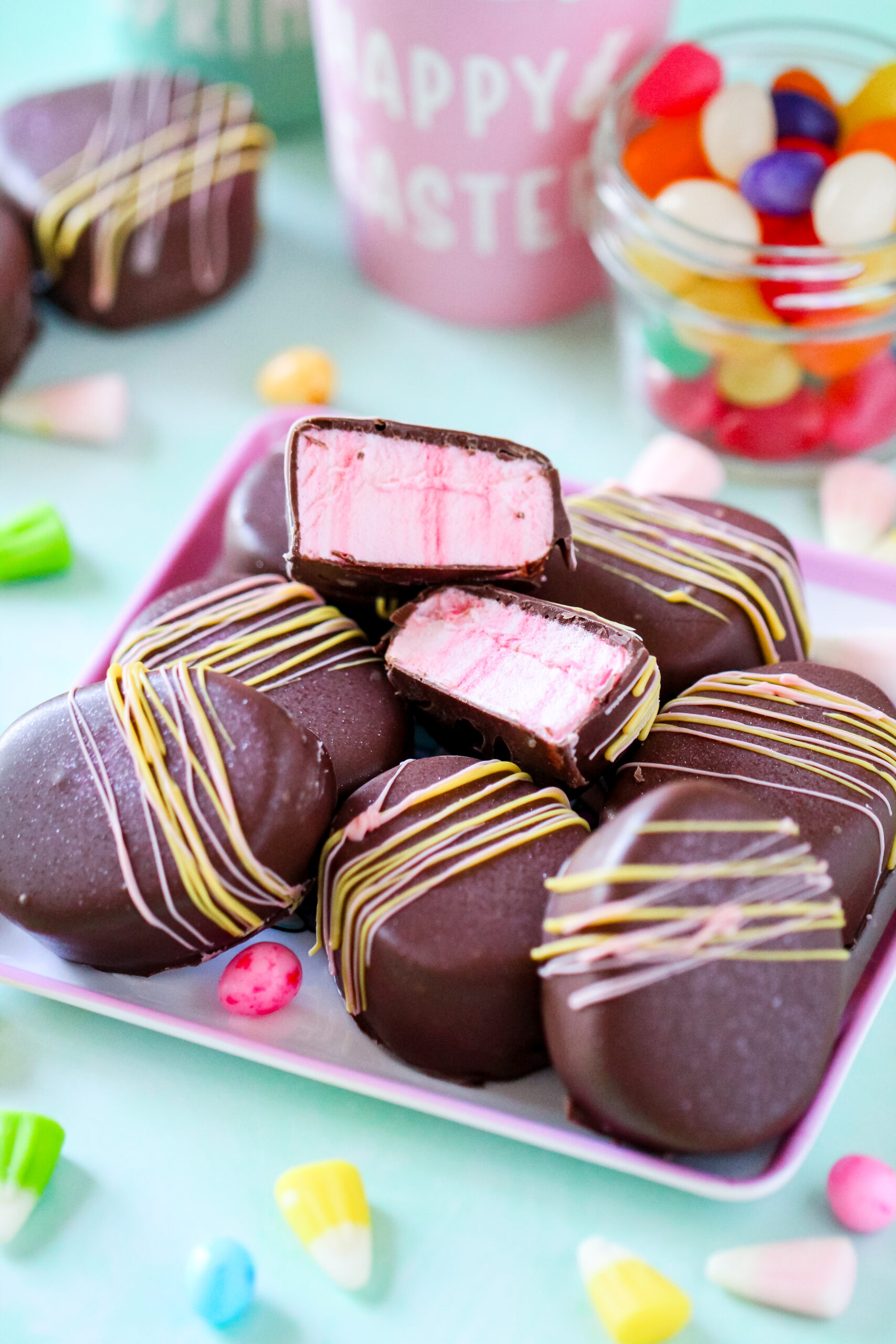 Chocolate-Dipped and Decorated Marshmallows - Life & Sprinkles by Taryn ...
