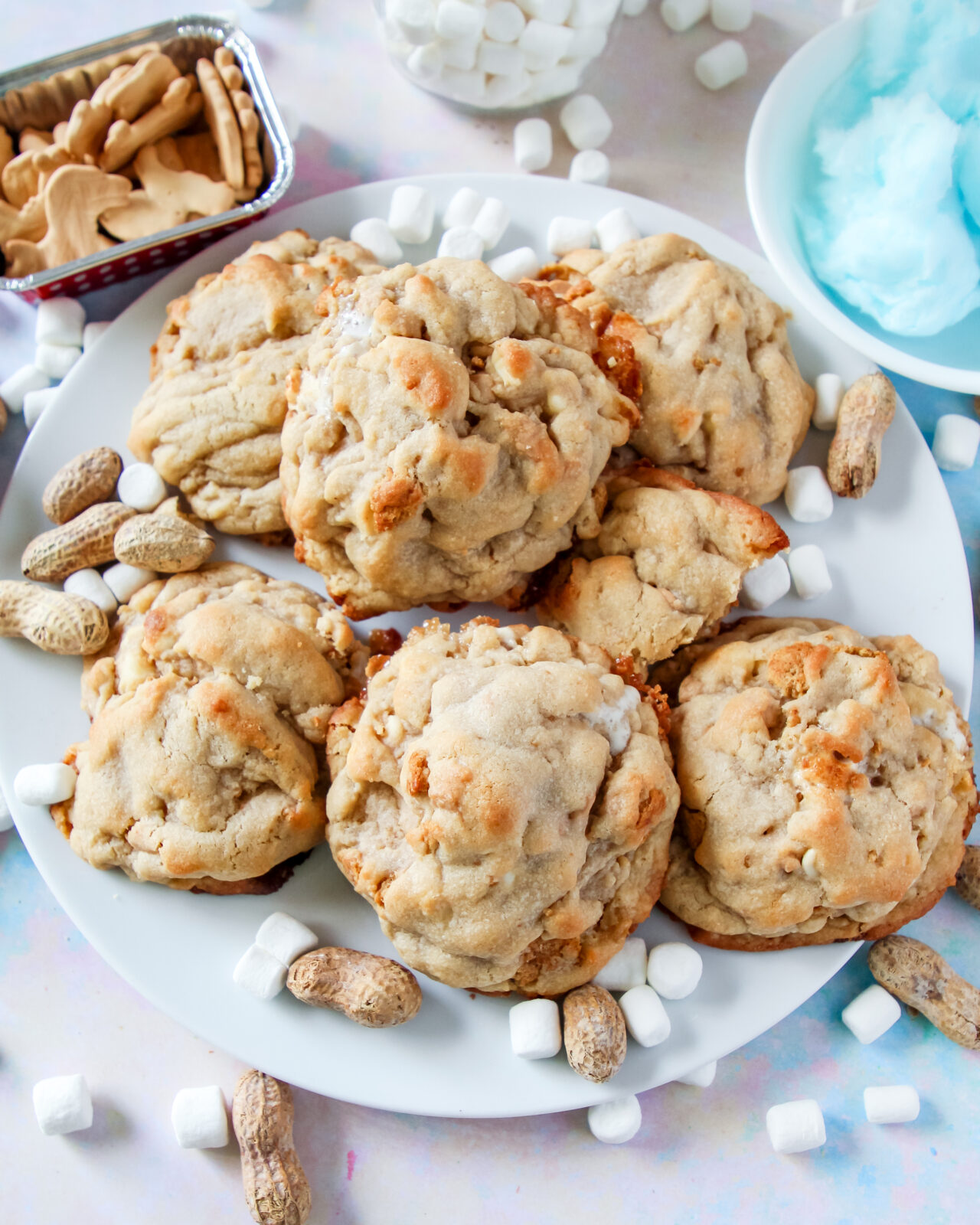 Dumbo's Peanut Butter Marshmallow Jumbo Cookies - Life & Sprinkles by ...