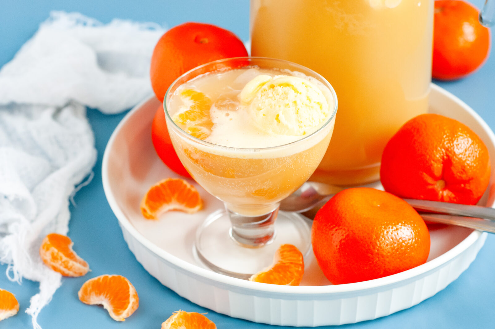 Citrus Creamsicle Party Punch - Life & Sprinkles by Taryn Camp