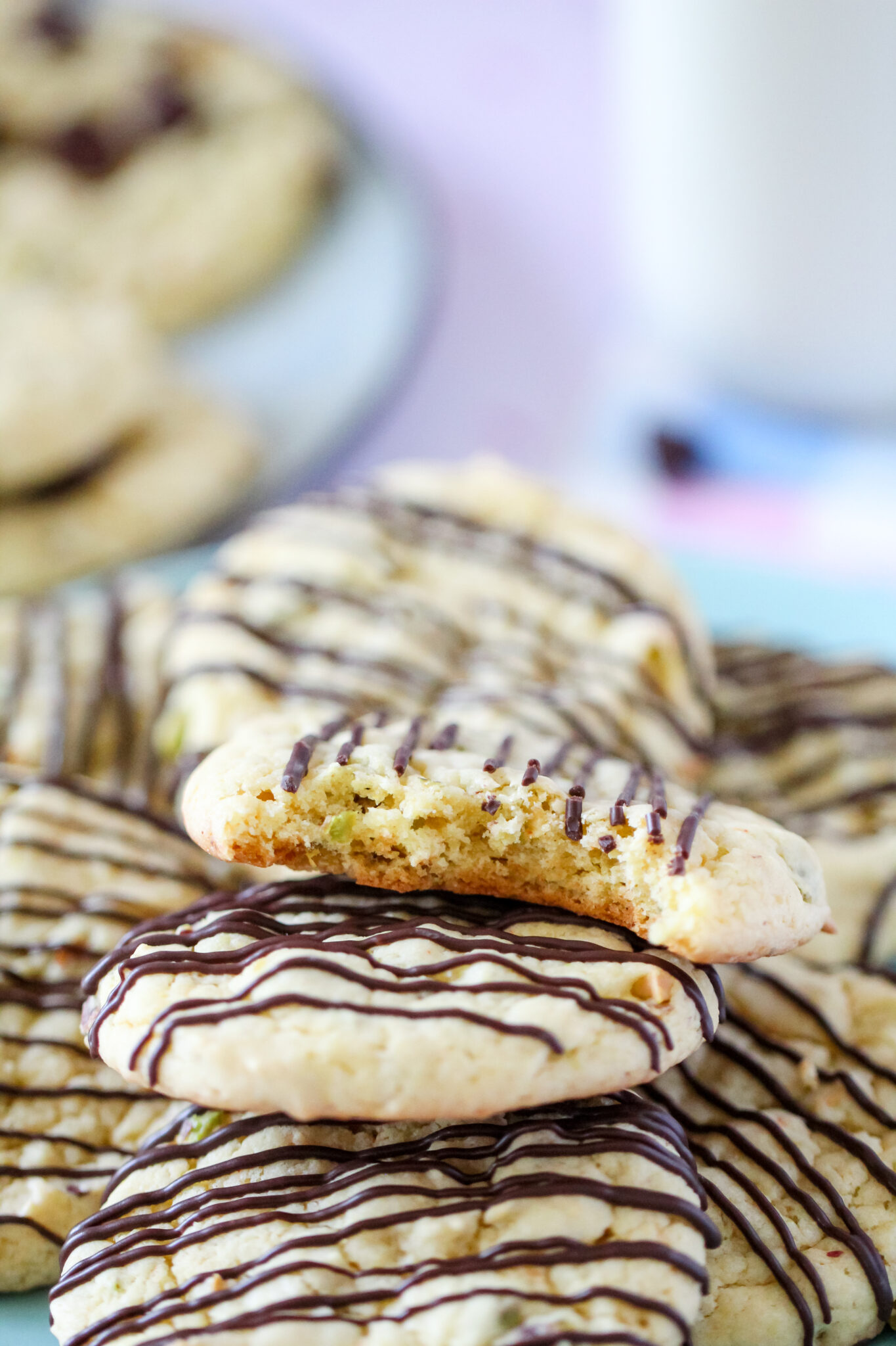 Dubai Gold Pistachio Cookies - Life & Sprinkles by Taryn Camp