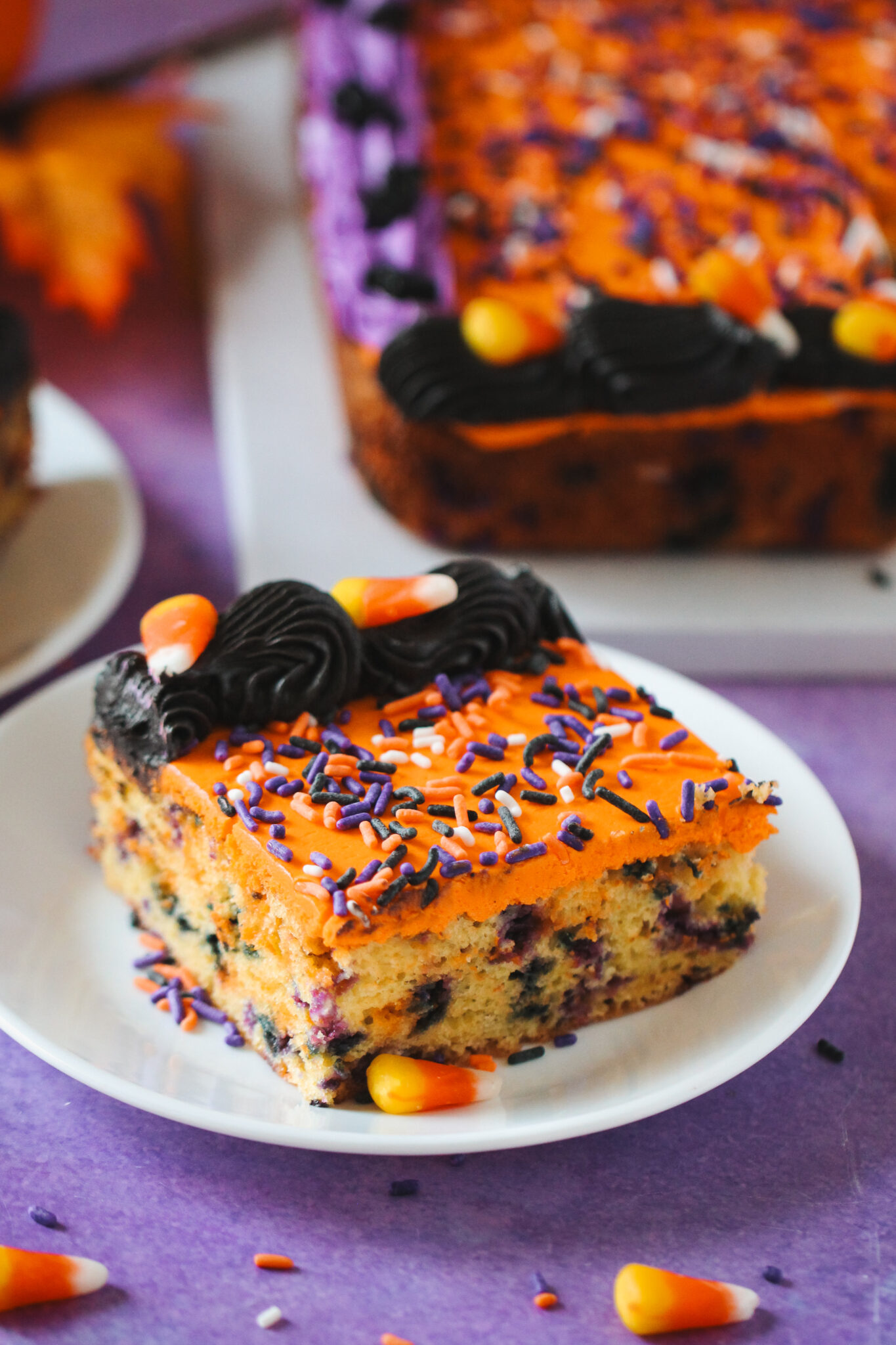 Trick or Treat Sheet Cake - Life & Sprinkles by Taryn Camp