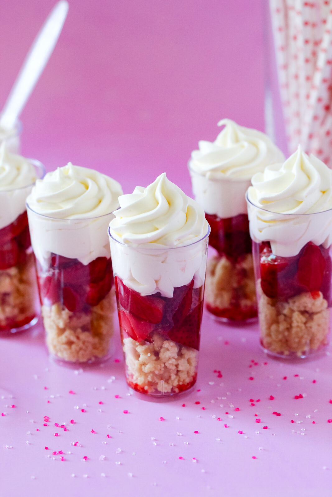 Chef’s Kiss Strawberry Crumble Cups - Life & Sprinkles by Taryn Camp