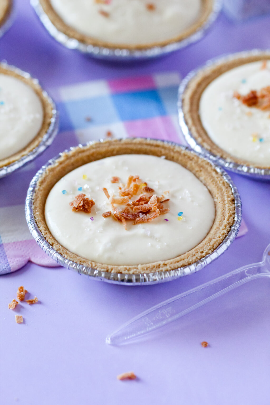 May Day Coconut Cream Pies - Life & Sprinkles by Taryn Camp
