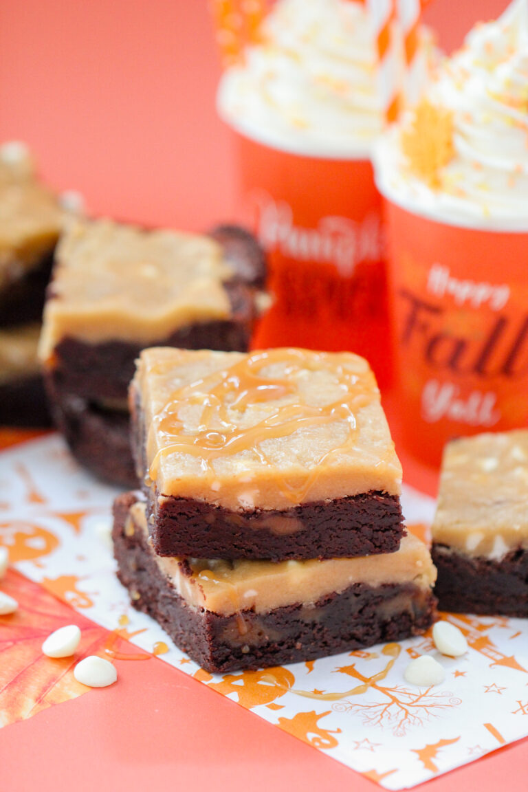 Maple Stack Brownies - Life & Sprinkles by Taryn Camp