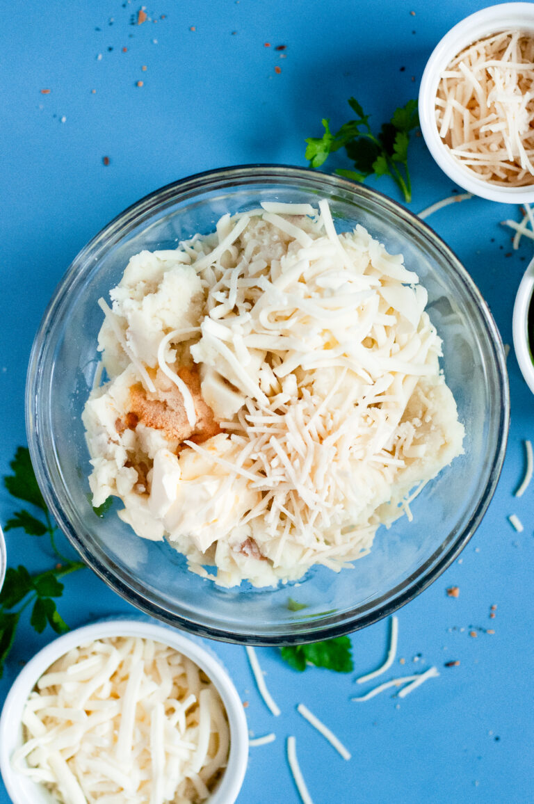 Garlic Butter Mashed Potato Pie - Life & Sprinkles by Taryn Camp