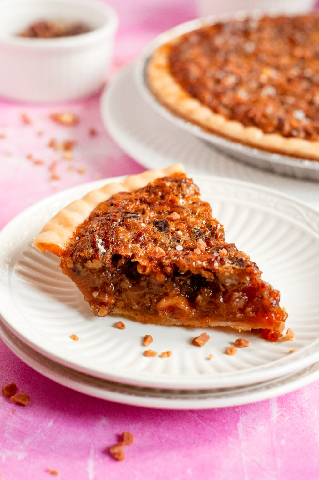 Brown Butter Pecan Crunch Pie - Life & Sprinkles by Taryn Camp