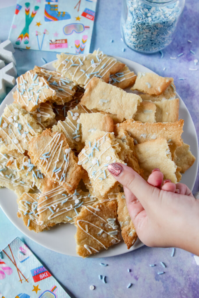 Winter Wonderland Sugar Cookie Bark - Life & Sprinkles by Taryn Camp