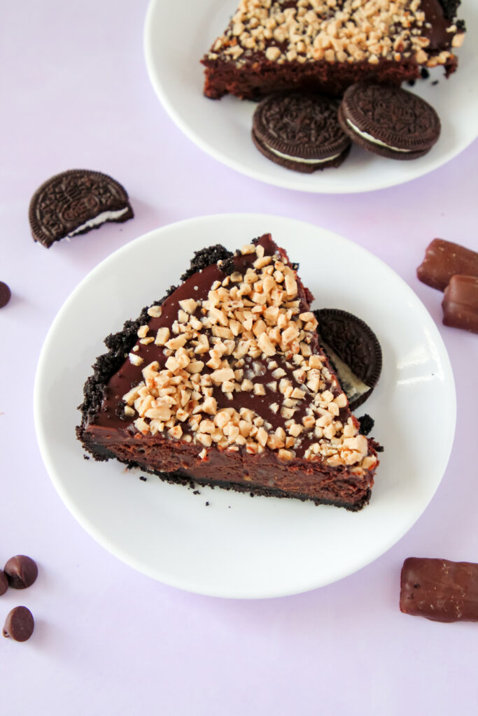 Midnight Crunch Chocolate Toffee Pie - Life & Sprinkles by Taryn Camp