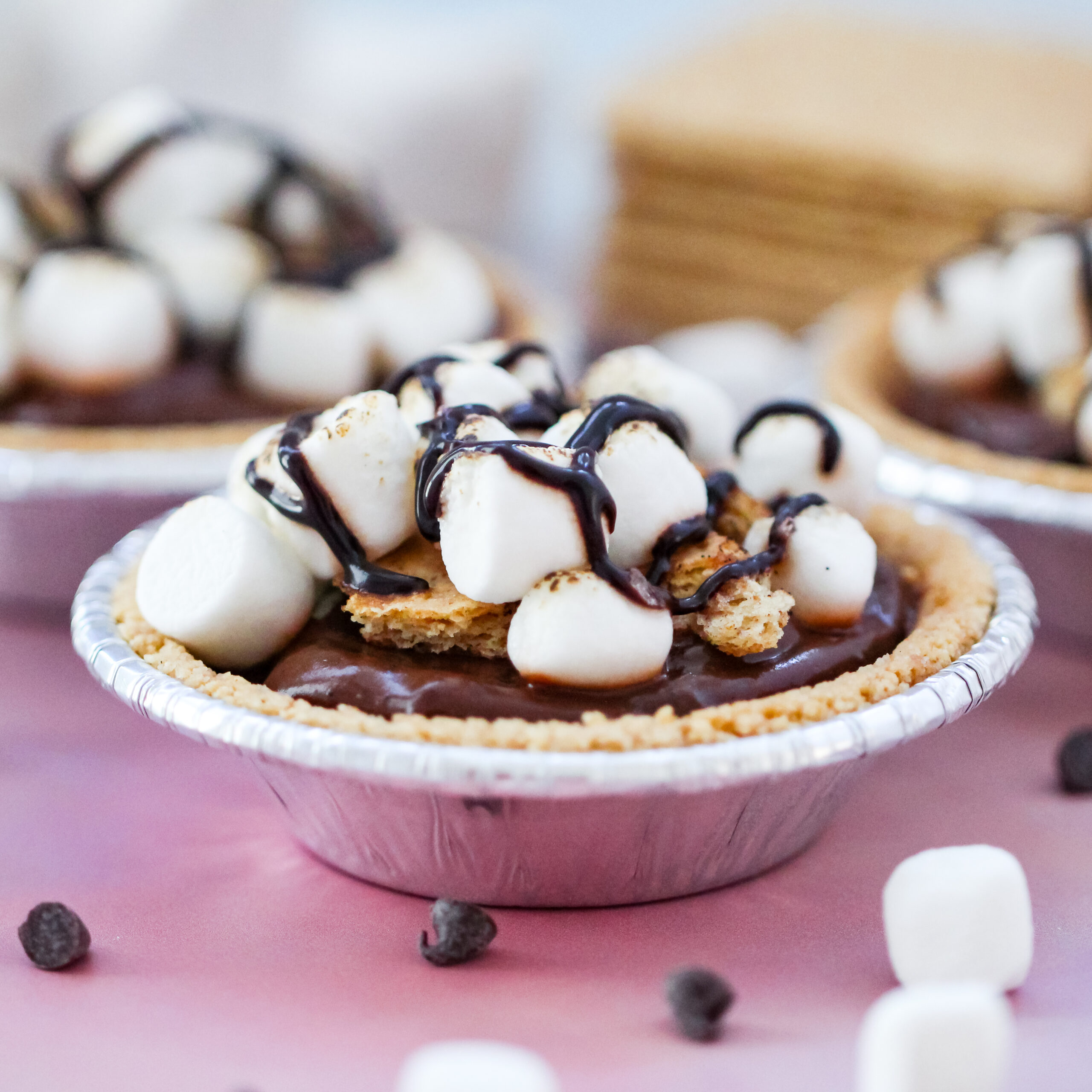 Campfire Mocha S’mores Pies - Life & Sprinkles by Taryn Camp