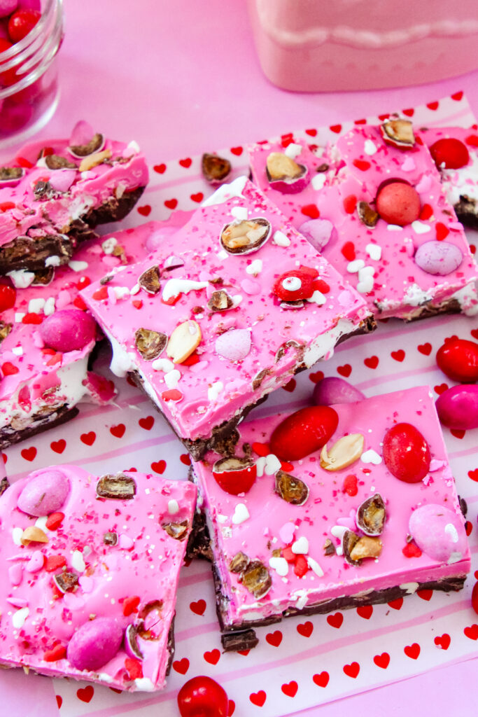 Cupid’s Crunch Bark Bars - Life & Sprinkles by Taryn Camp