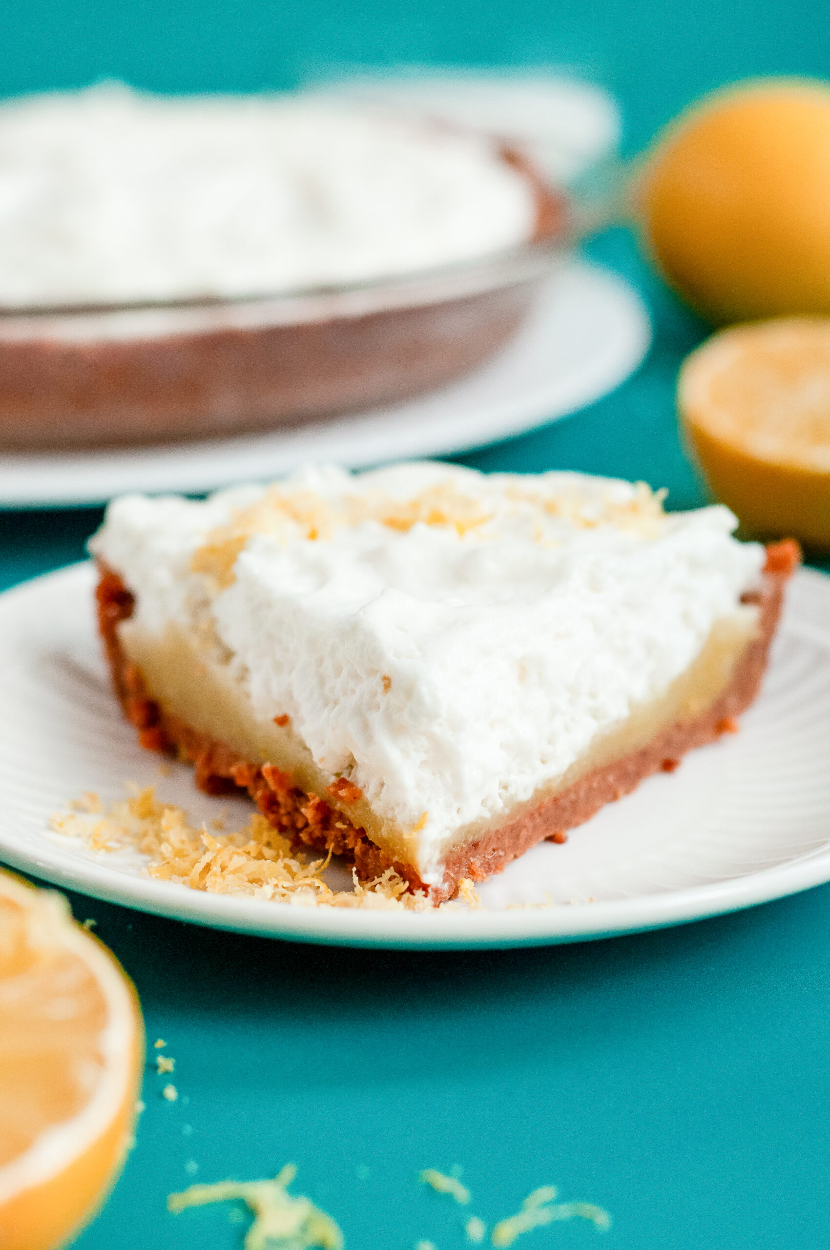 Sunshine Lemon Icebox Chiffon Pie - Life & Sprinkles by Taryn Camp