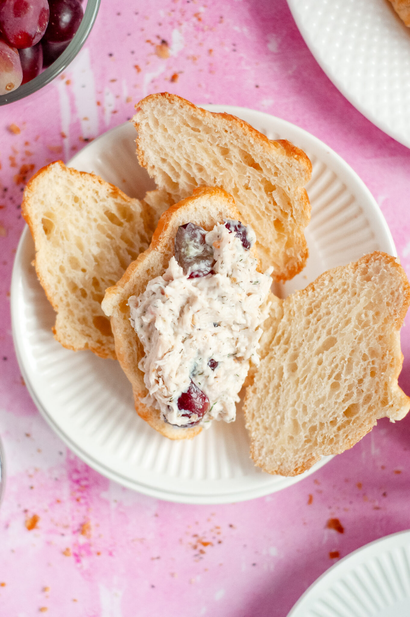 Lovely Luncheon Chicken Salad Croissants - Life & Sprinkles by Taryn Camp