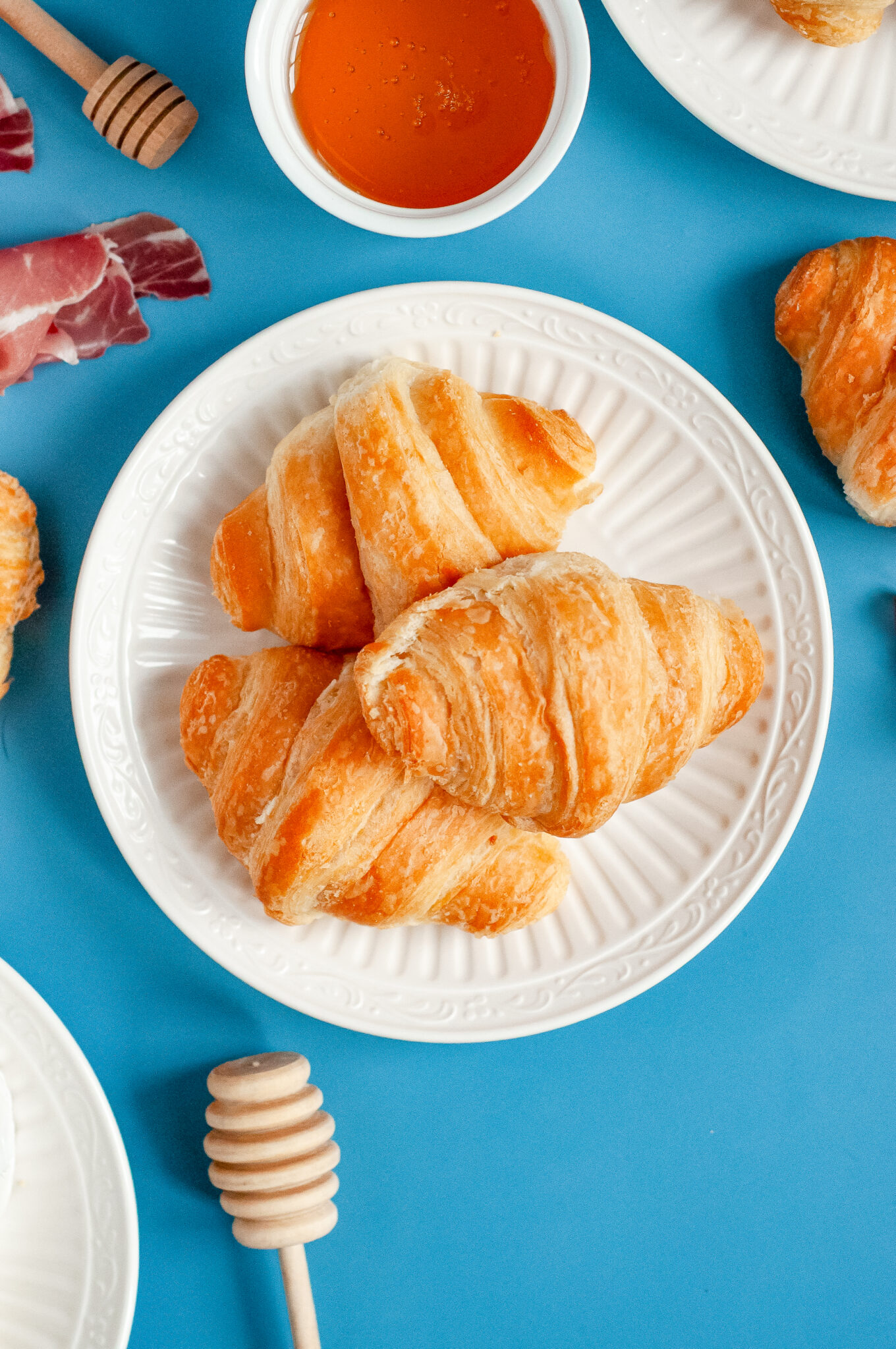 Fancy Little Honey & Brie Croissants - Life & Sprinkles by Taryn Camp