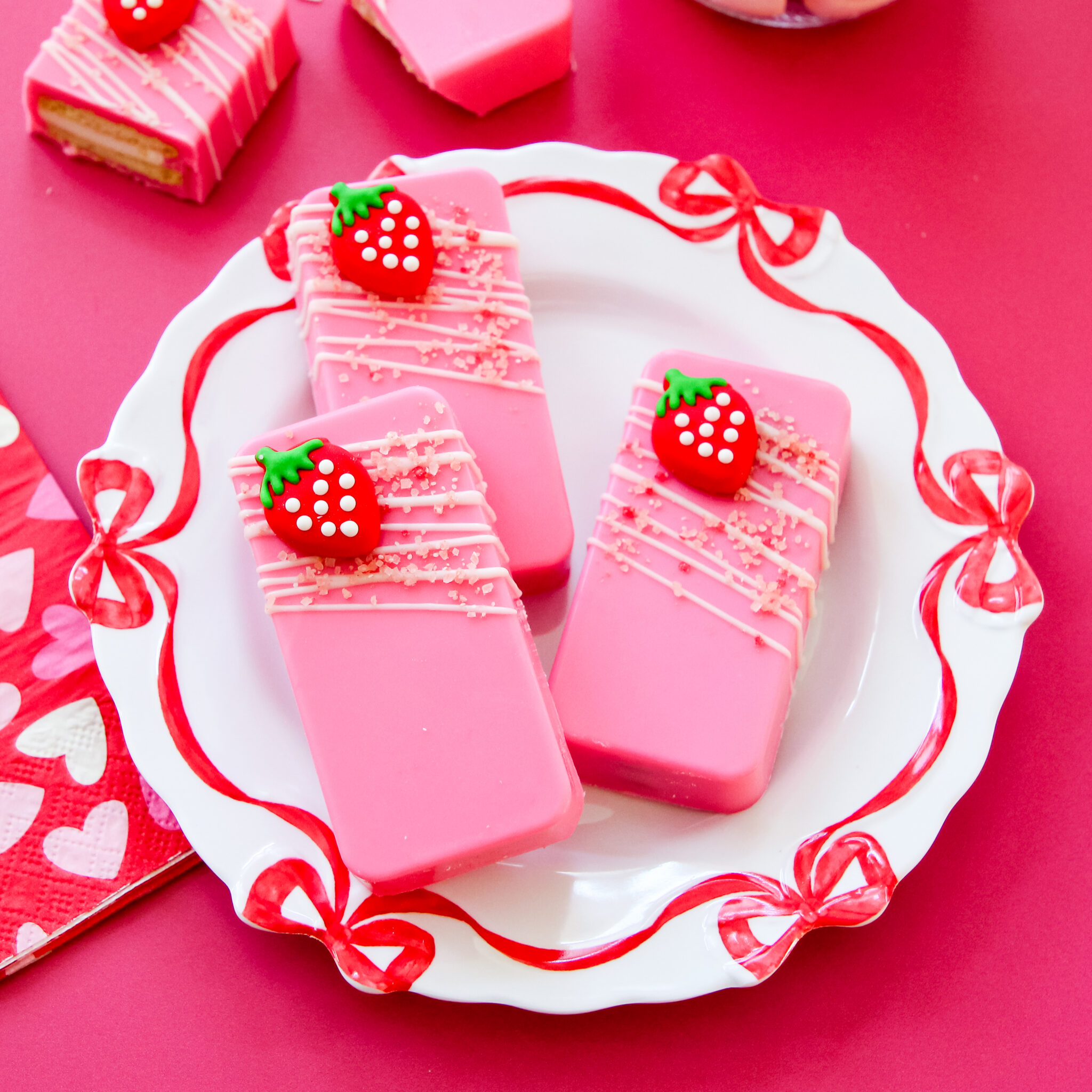 Pink Sugar Strawberry Cookies - Life & Sprinkles by Taryn Camp