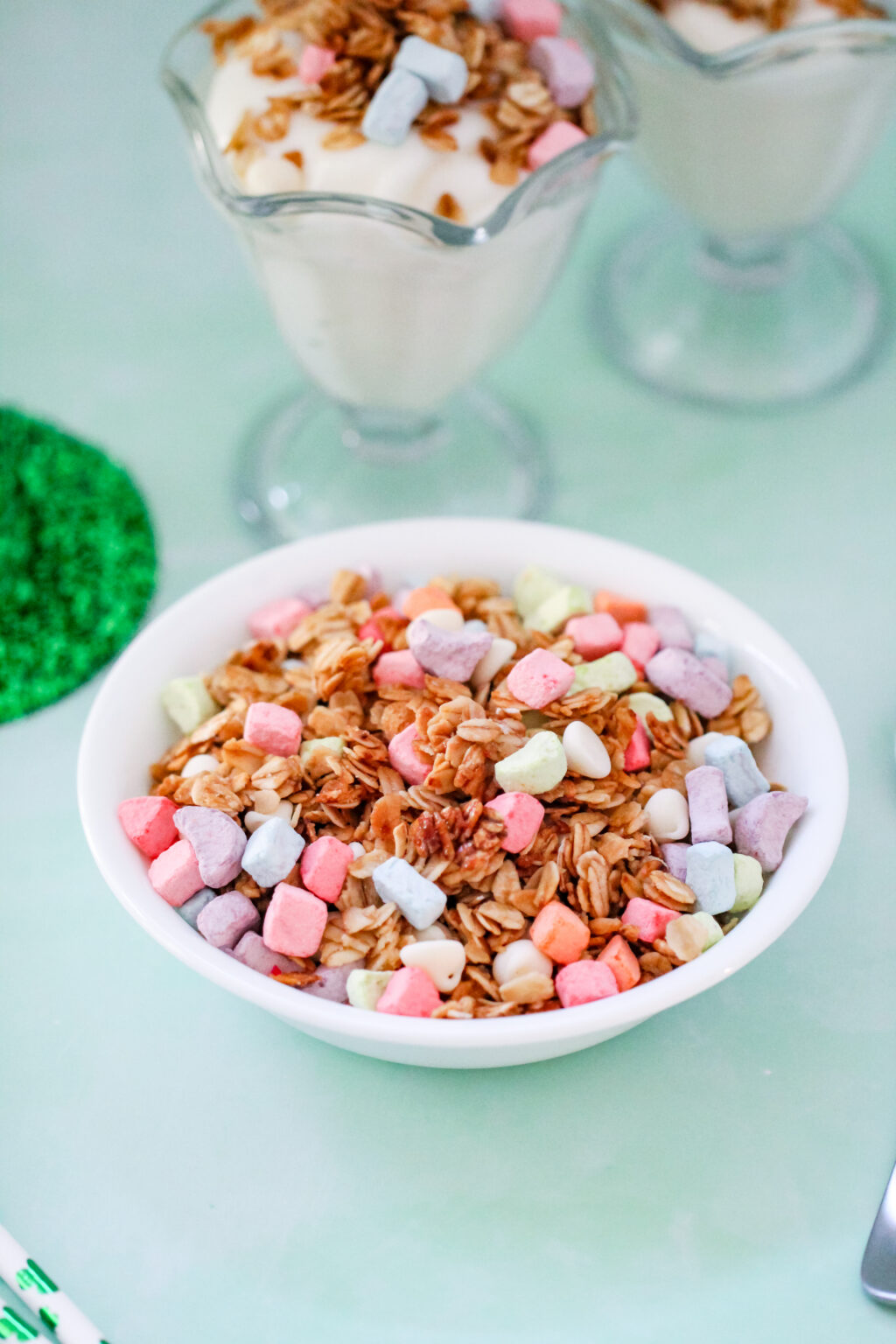 Lucky Charms Marshmallow Granola - Life & Sprinkles by Taryn Camp